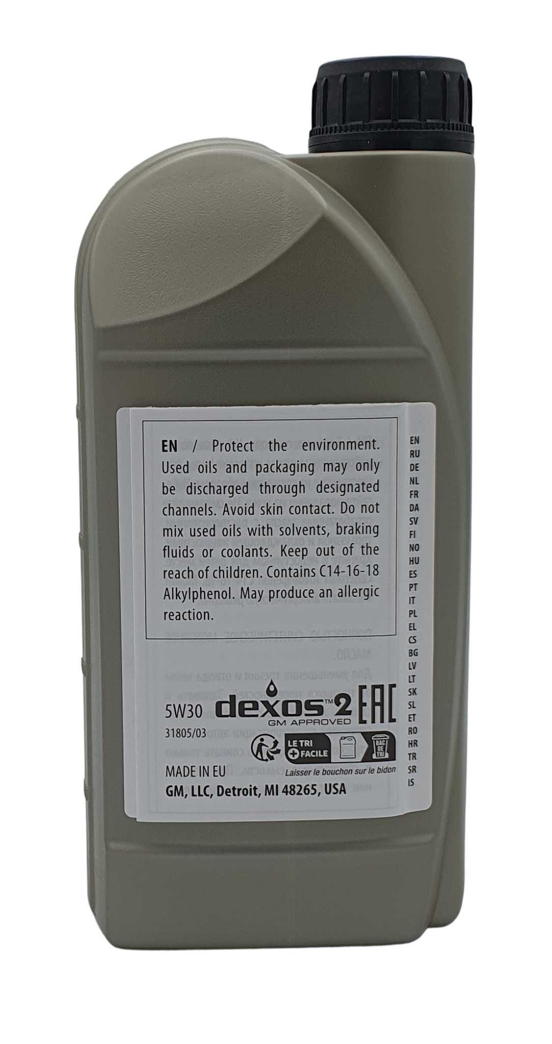 GM Dexos 2 5W-30 1 Liter | R27623212