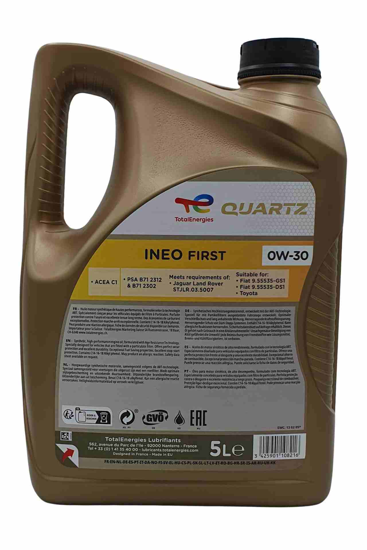 Total Quartz INEO First 0W-30 5 Liter | R27622614