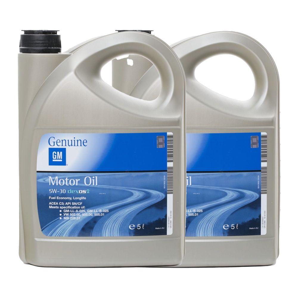 GM Dexos 2 5W-30 2x5 Liter | R27640399