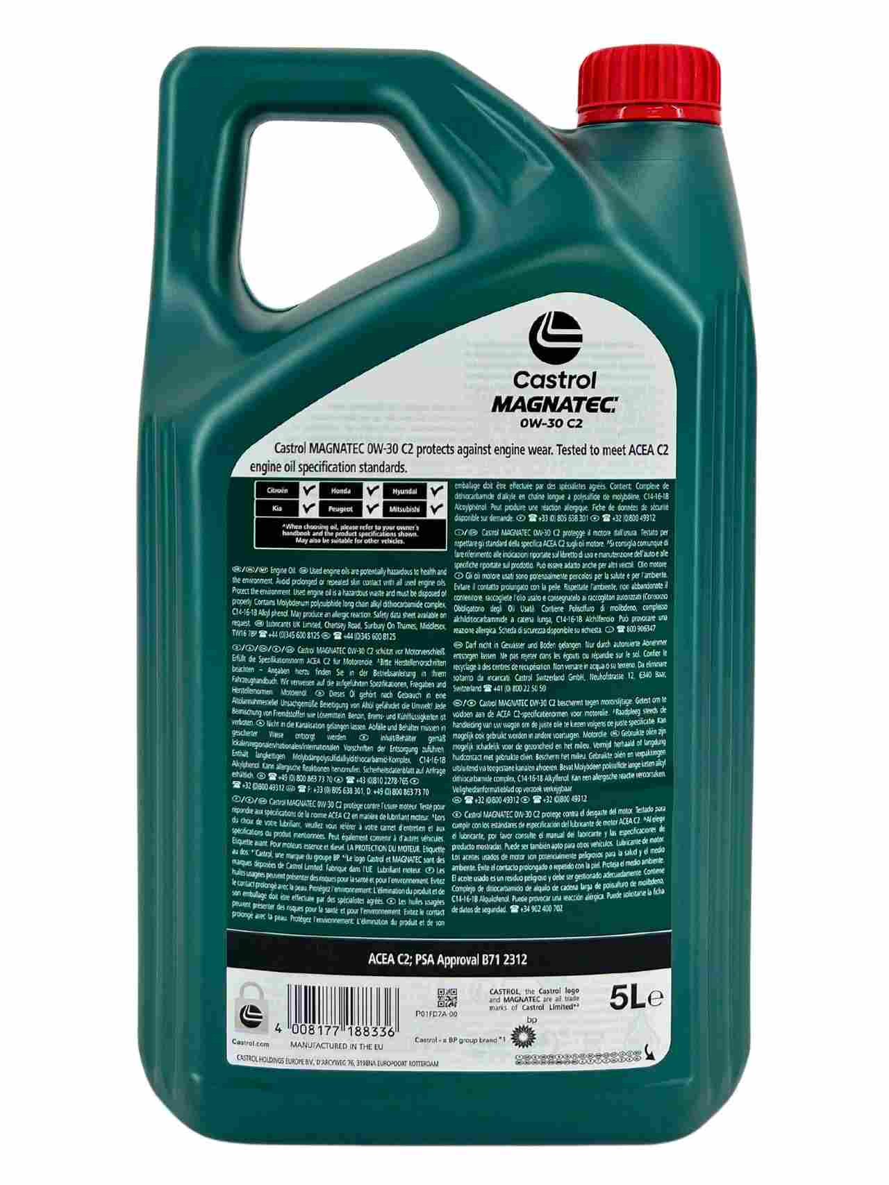 Castrol Magnatec 0W-30 C2 5 Liter | R38534565