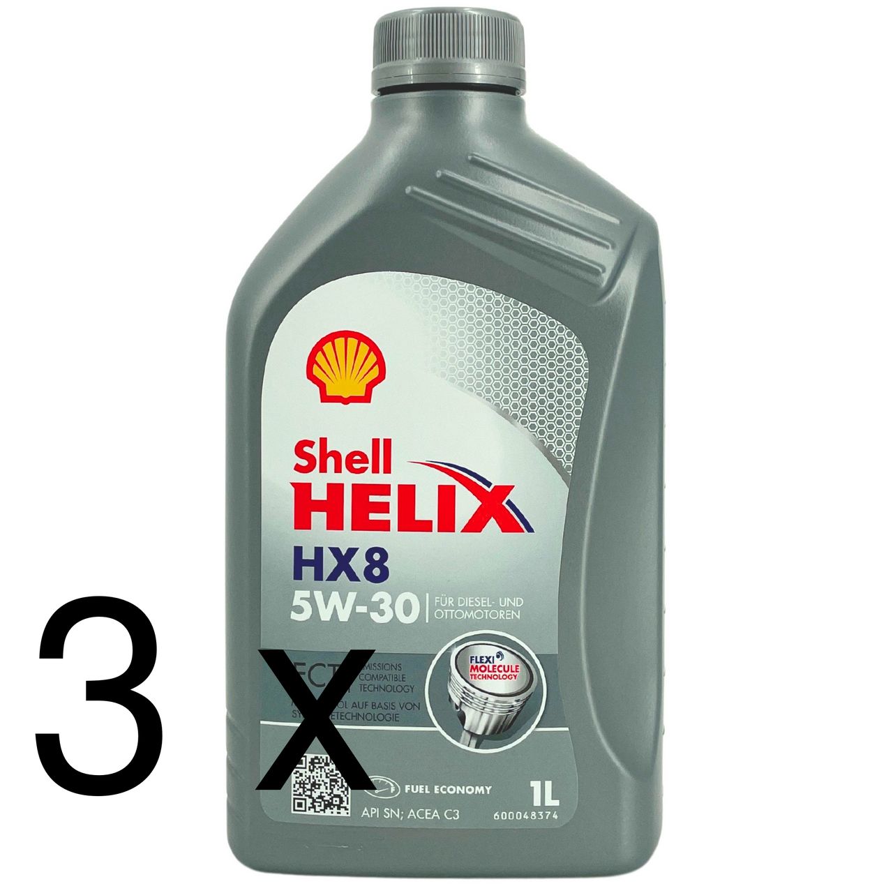 Shell Helix HX8 5W-30 ECT 3x1 Liter | R46018244