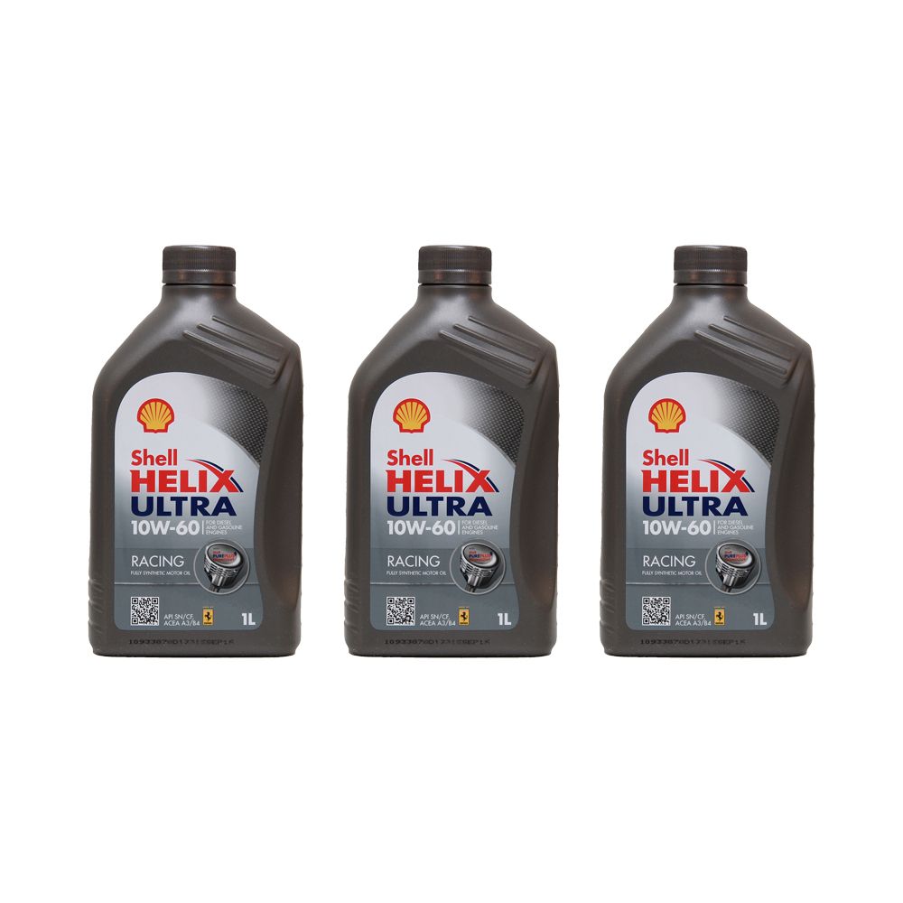 Shell Helix Ultra Racing 10W-60 3x1 Liter | R38496037