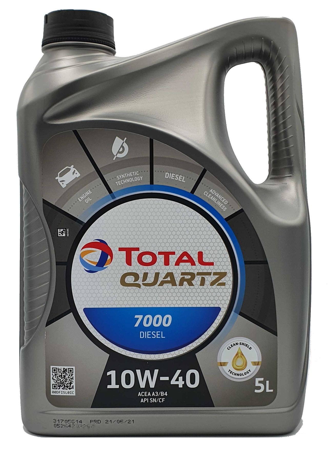 Total Quartz Diesel 7000 10W-40 5 Liter | R27619470