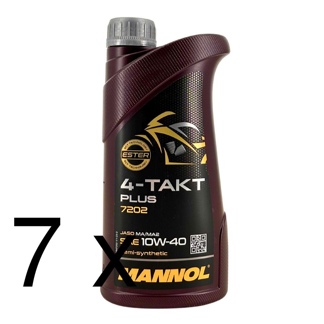 Mannol 4-Takt Plus 10W-40 7x1 Liter | R40570064