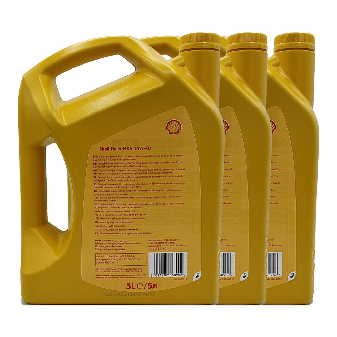Shell Helix HX6 10W-40 3x5 Liter | R27641482