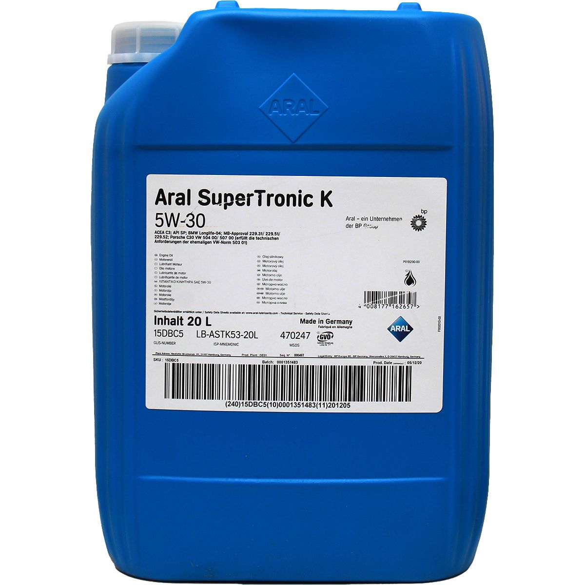Aral SuperTronic K 5W-30 20 Liter | R27639434
