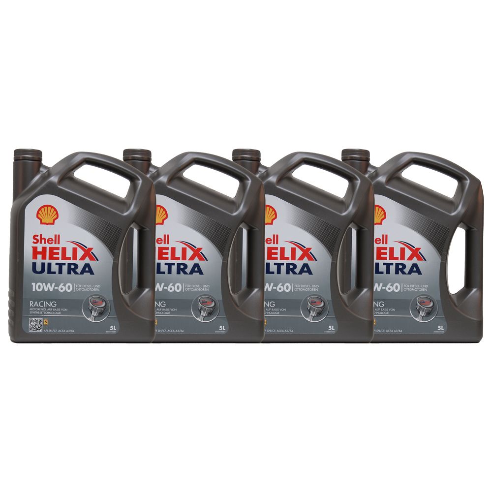 Shell Helix Ultra Racing 10W-60 4x5 Liter | R27635024