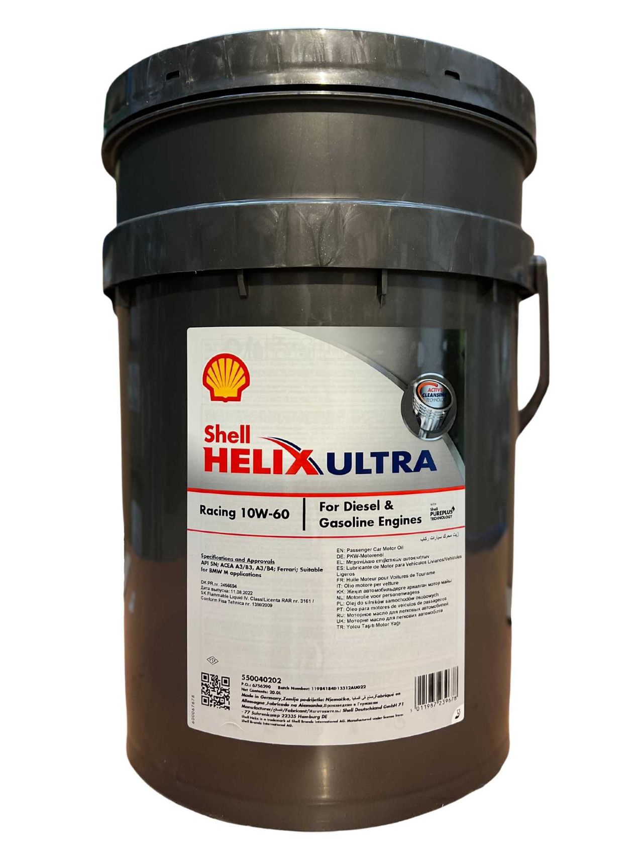 Shell Helix Ultra Racing 10W-60 20 Liter | R27622934