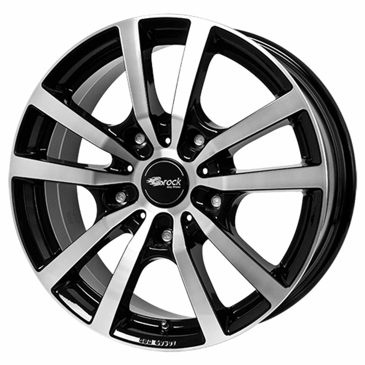 RC-DESIGN RC25T schwarz glanz voll-poliert (sgvp) 7.5Jx18 5x160 ET50 ...