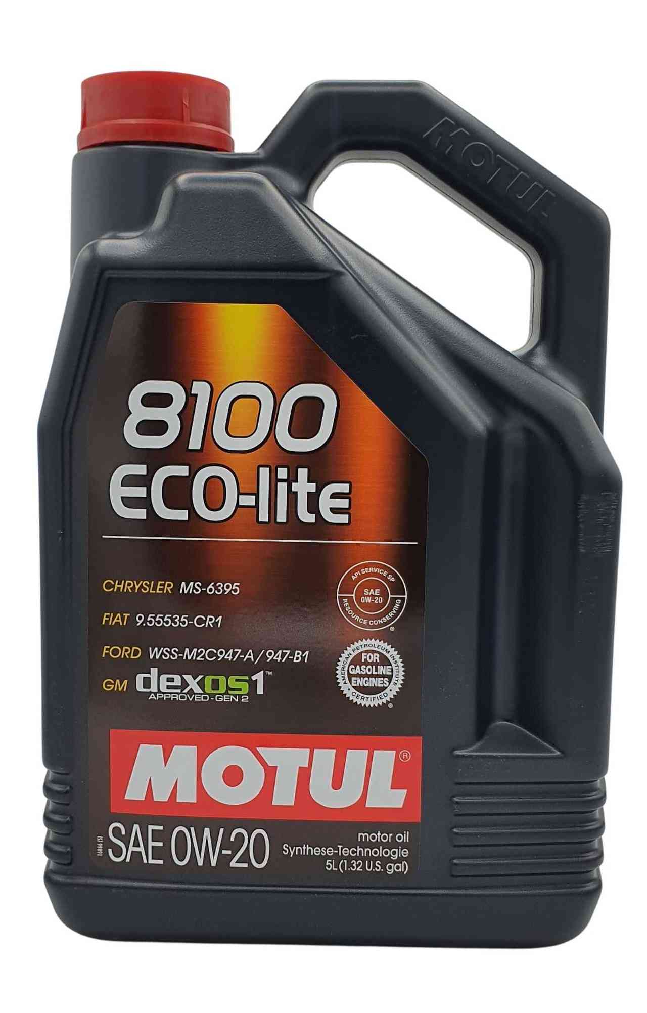 Motul 8100 Eco-Lite 0W-20 5 Liter | R29794334