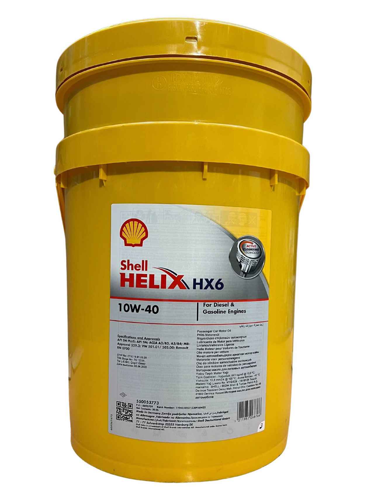 Shell Helix HX6 10W-40 20 Liter | R27623038