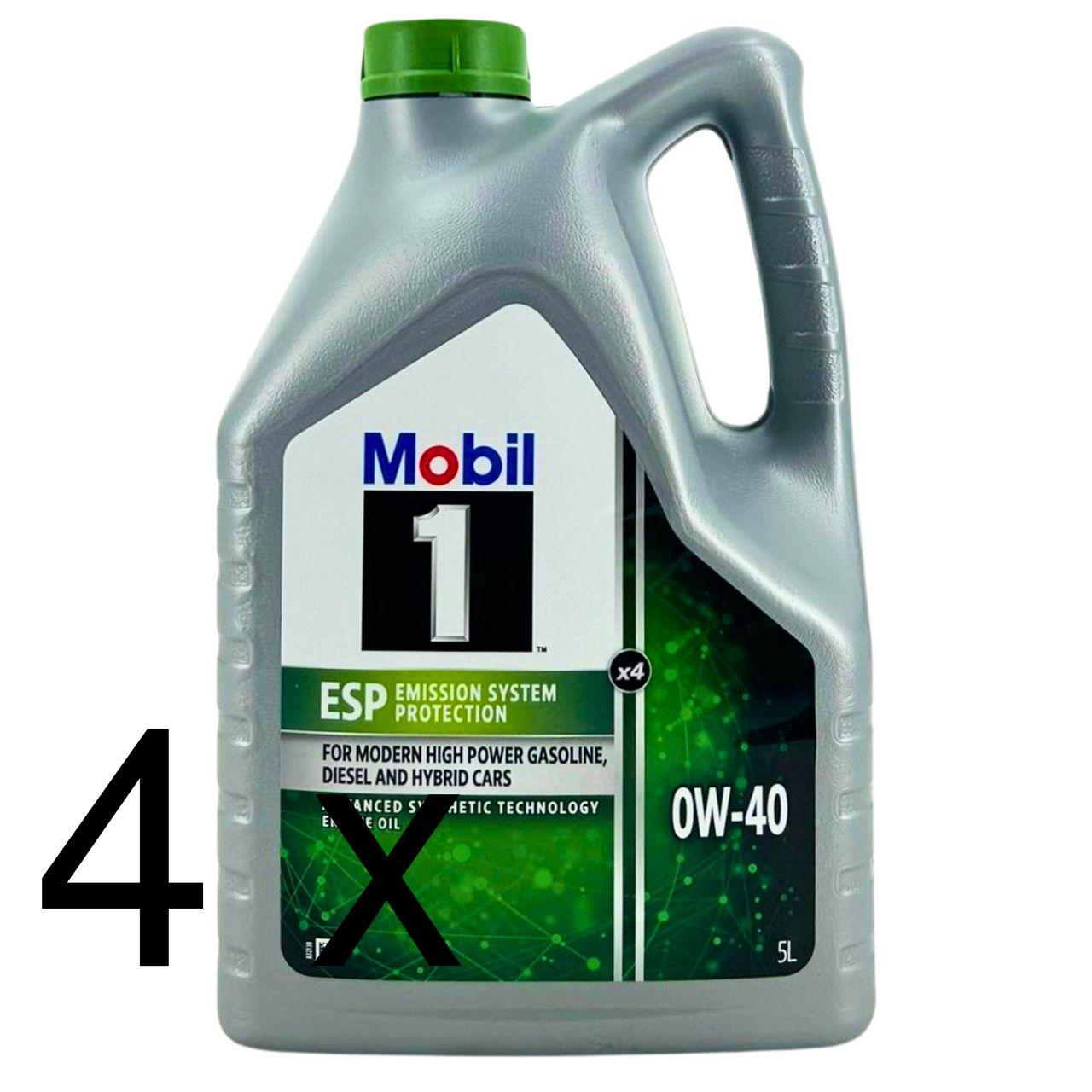 Mobil 1 ESP X4 0W-40 4x5 Liter | R46017442